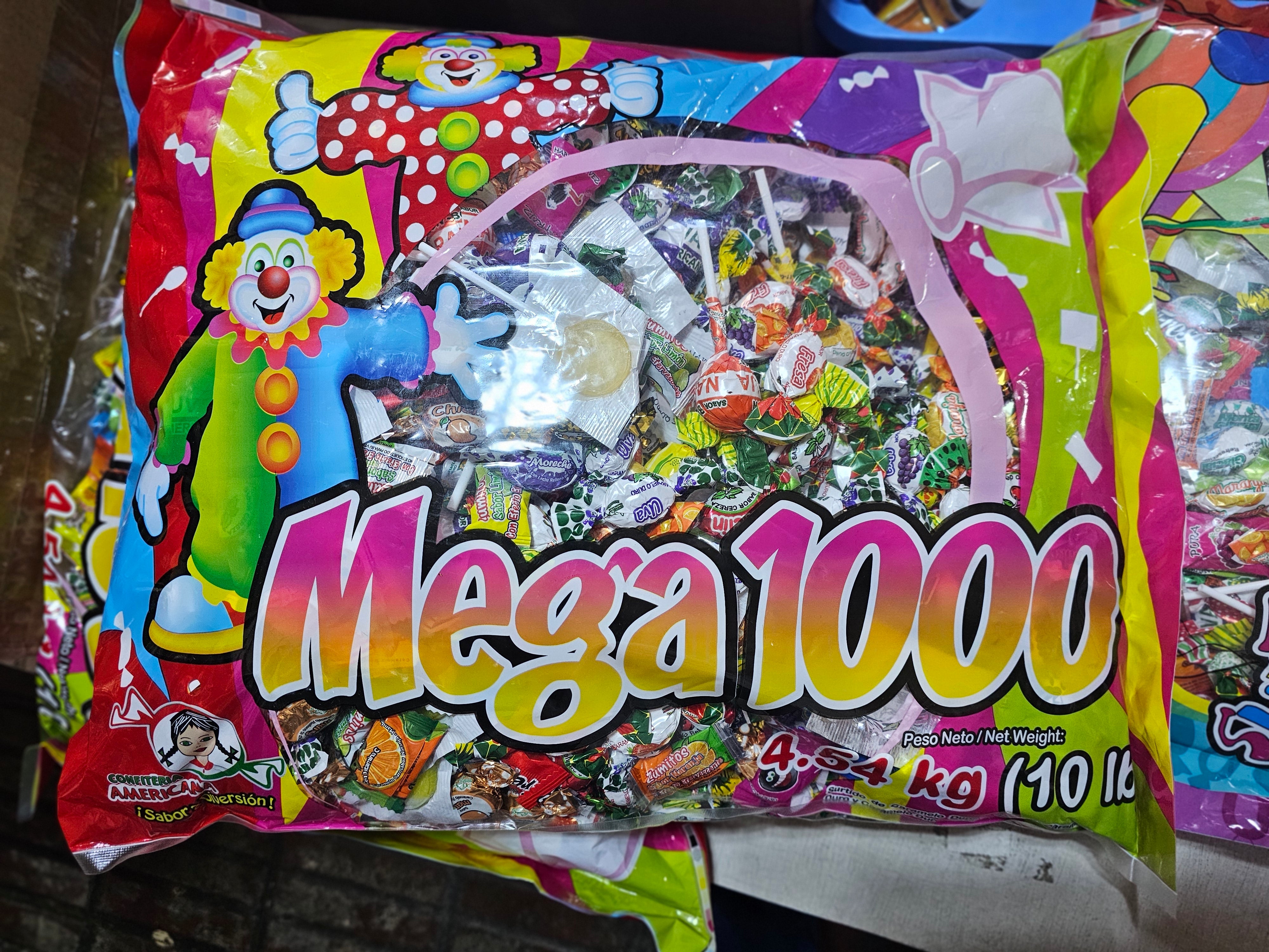 Dulce piñatero mega 1000 10lb – Distribuidora Santa Ana