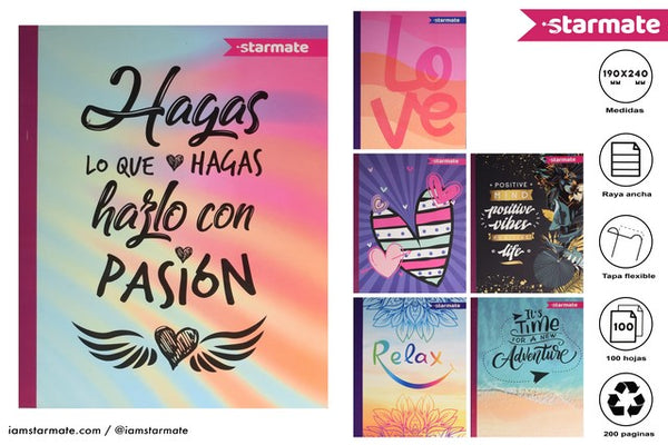 42 CUADERNO 17*23 LETRAS – Distribuidora Santa Ana